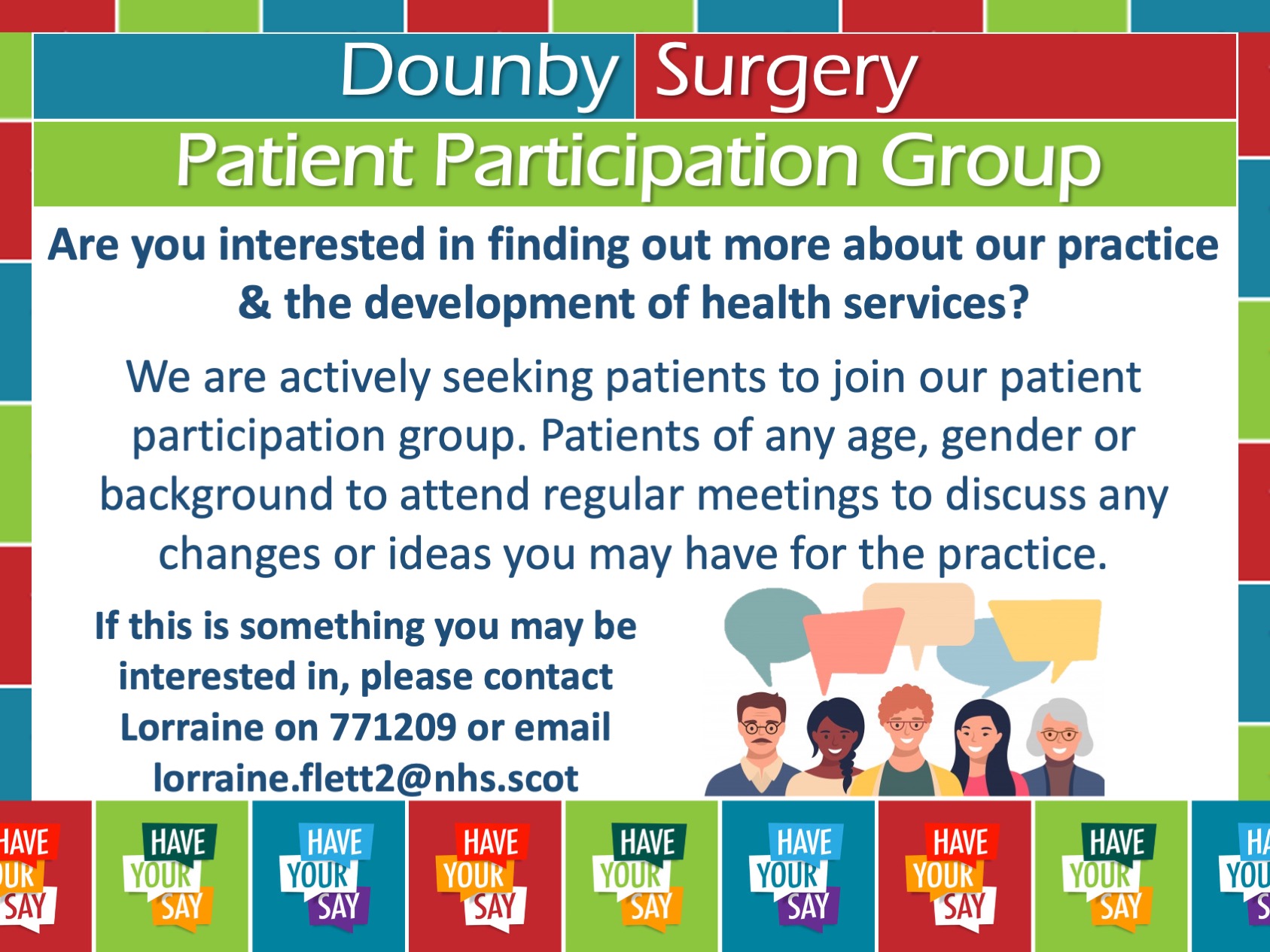 Dounby Surgery - Patient Participation Group